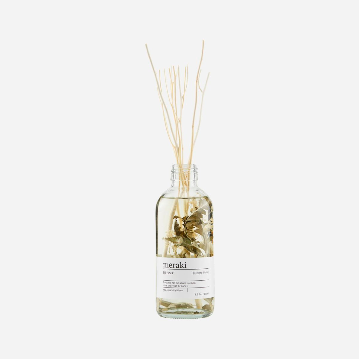 Meraki | Diffuser, Verbena Drizzle – White Pine London